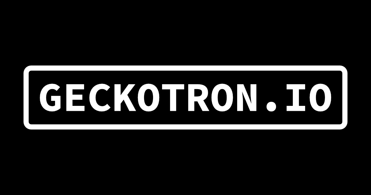 Home - GeckoTronIO